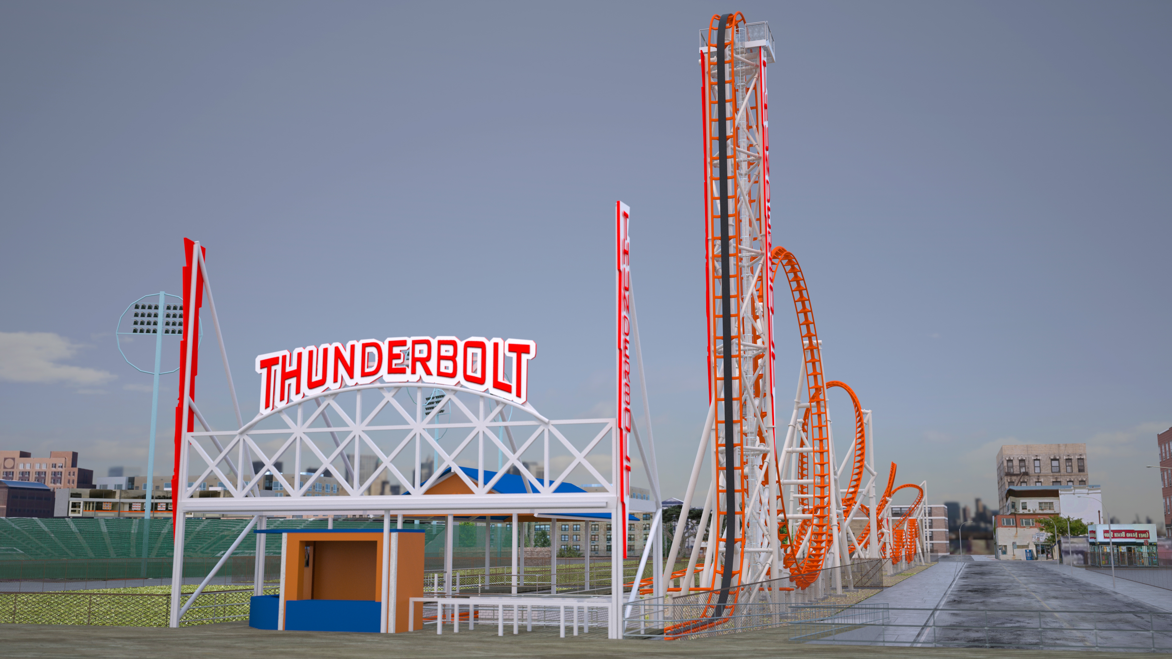 Coney’s Thunderbolt Roller Coaster Breaks Ground – Commercial Observer