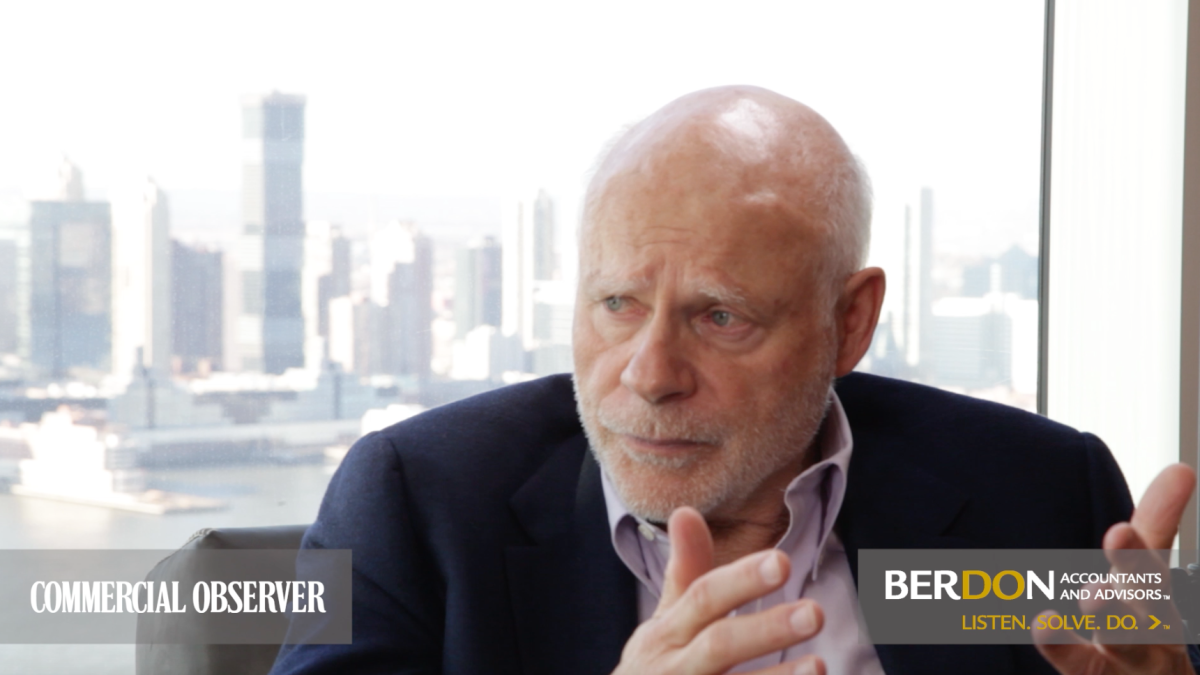 [Video] Q&A with Francis Greenburger – Commercial Observer