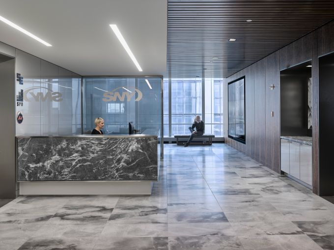 Inside the New Offices of SportsNet NY and Sterling Equities in WTC ...