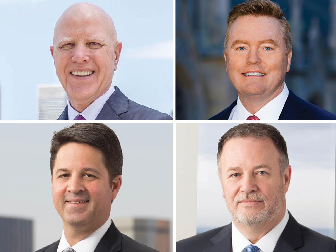 George Gleason, Richard Smith, Brannon Hamblen and Greg Newman ...