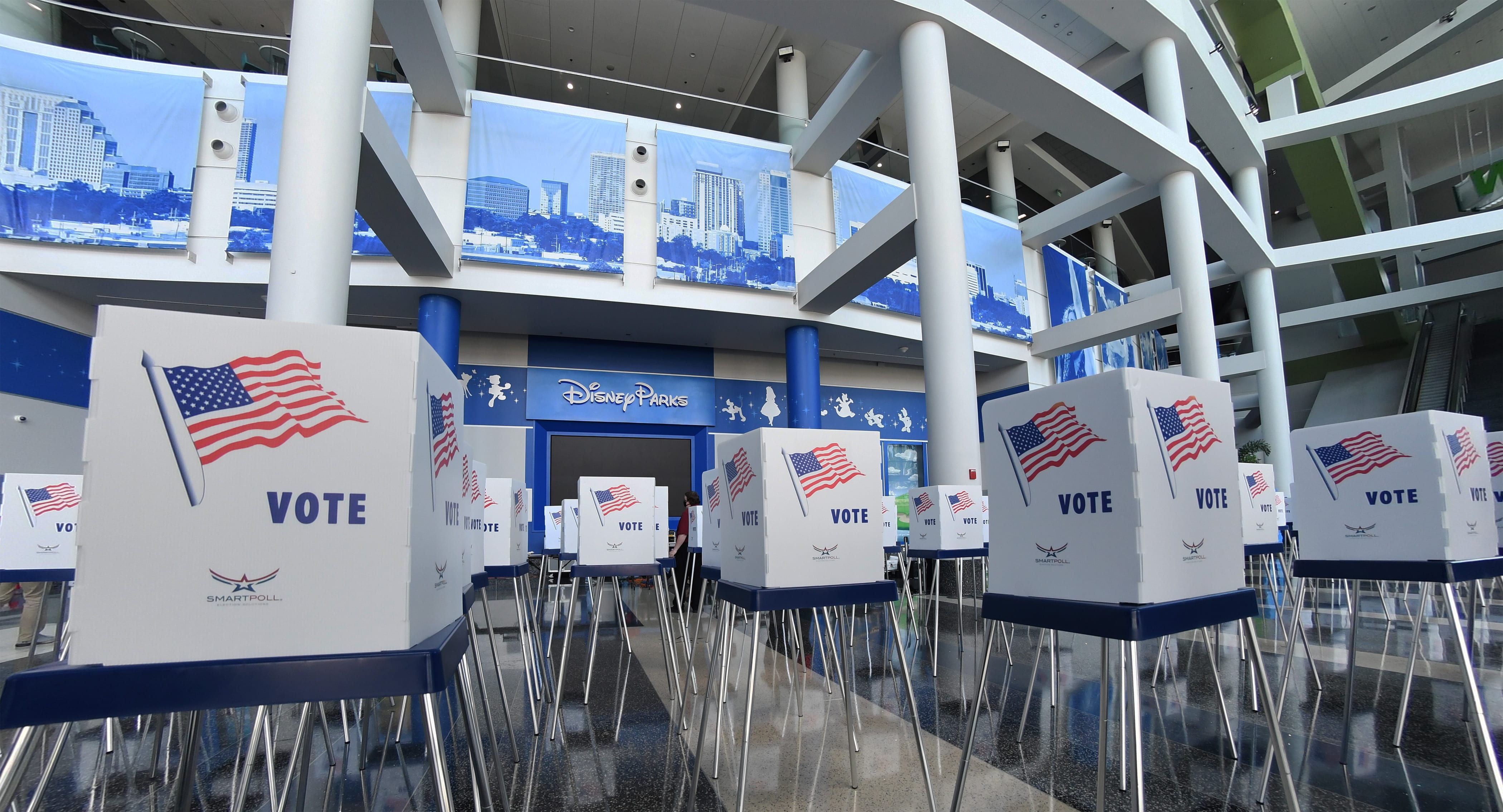 In an Election Unlike Any Other, Americans Pack Sports Stadiums to Vote ...