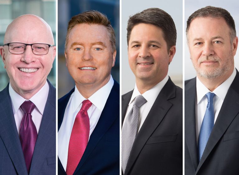 George Gleason, Richard Smith, Brannon Hamblen and Greg Newman ...