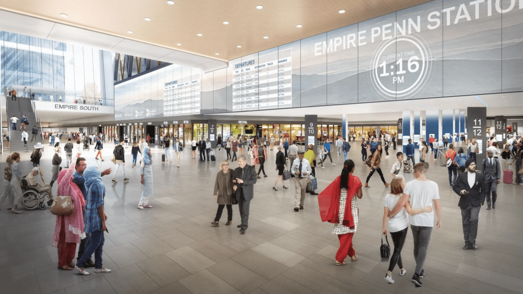 MTA Releases Penn Station Renovation Proposals, New Renderings ...